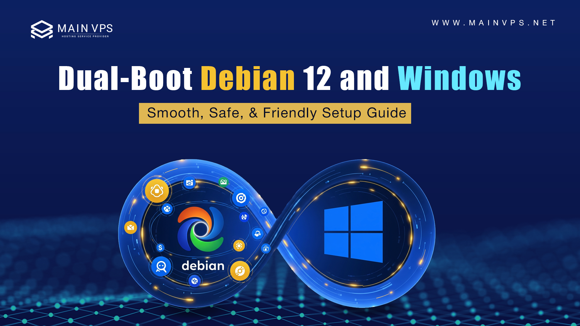 Dual-Boot Debian 12 & Windows – Safe & Easy Setup Guide